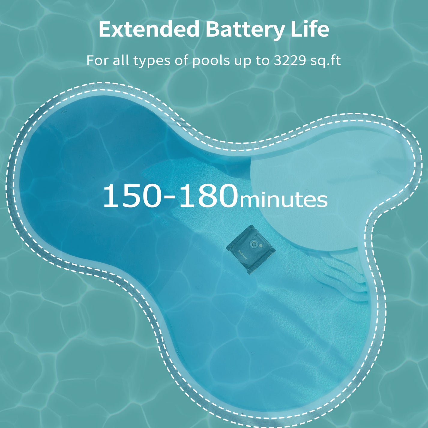 CoasTeering Nebula Cordless Robotic Pool Cleaner, Pool Vacuum Robot wi ...