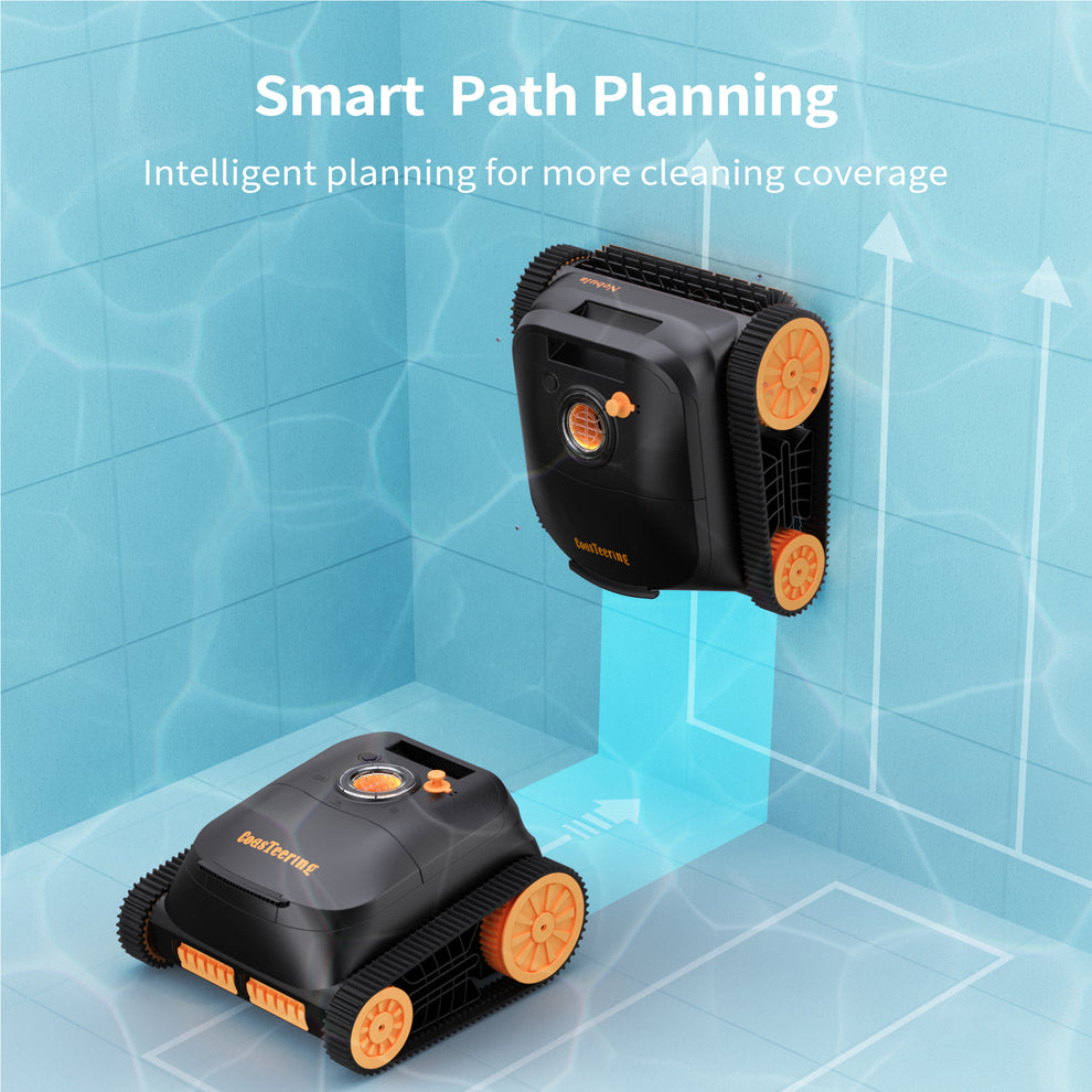 CoasTeering Nebula Cordless Robotic Pool Cleaner, Pool Vacuum Robot wi ...